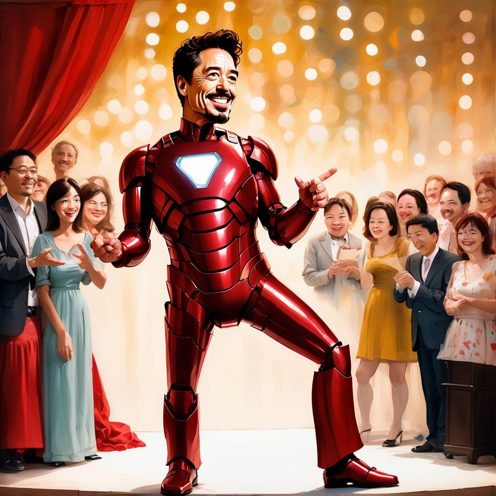 I’m the Irony-man! Thanks, tonight was a blast! - AI Generated Artwork ...