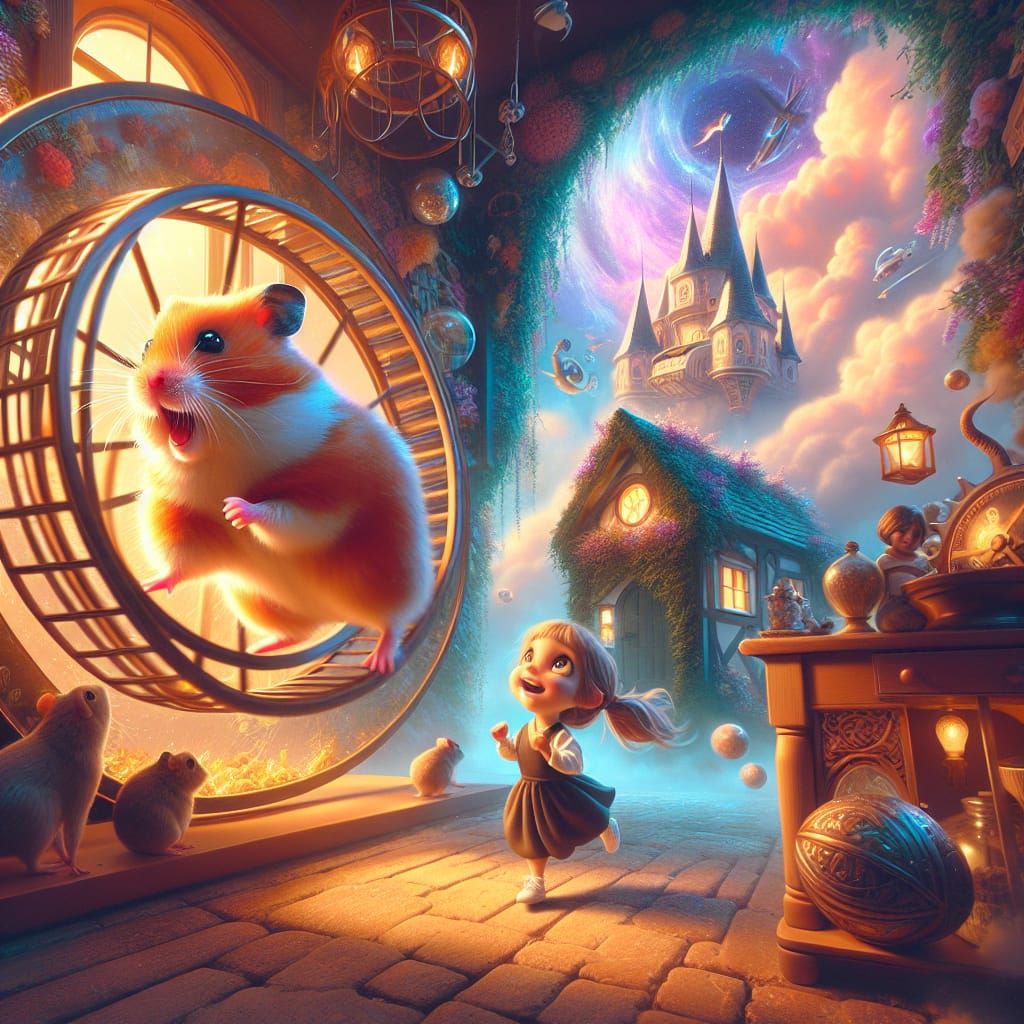 Penny is thrilled with her new giant hamster, he's generating so much ...