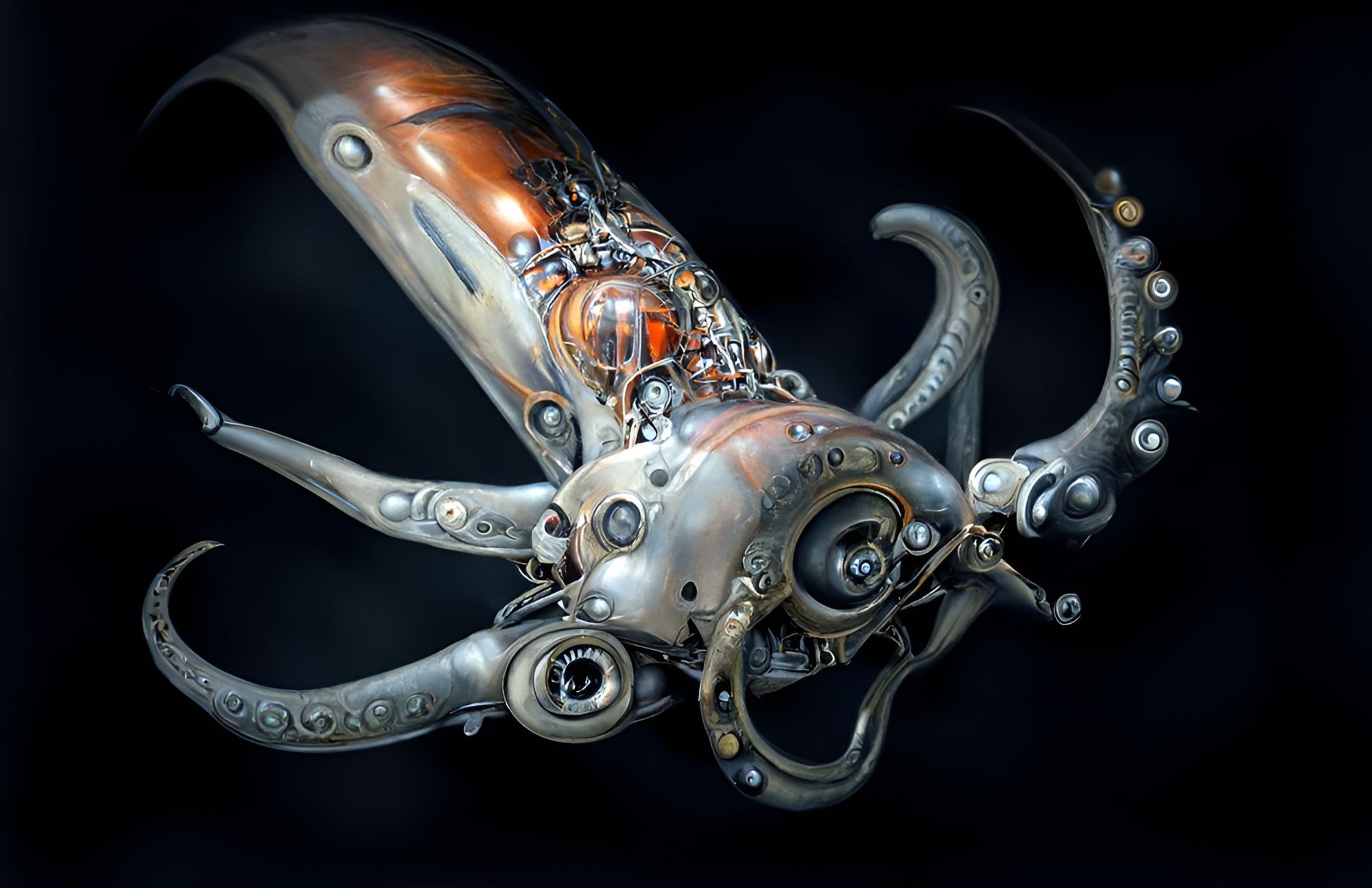 Clockwork Squid : r/nightcafe