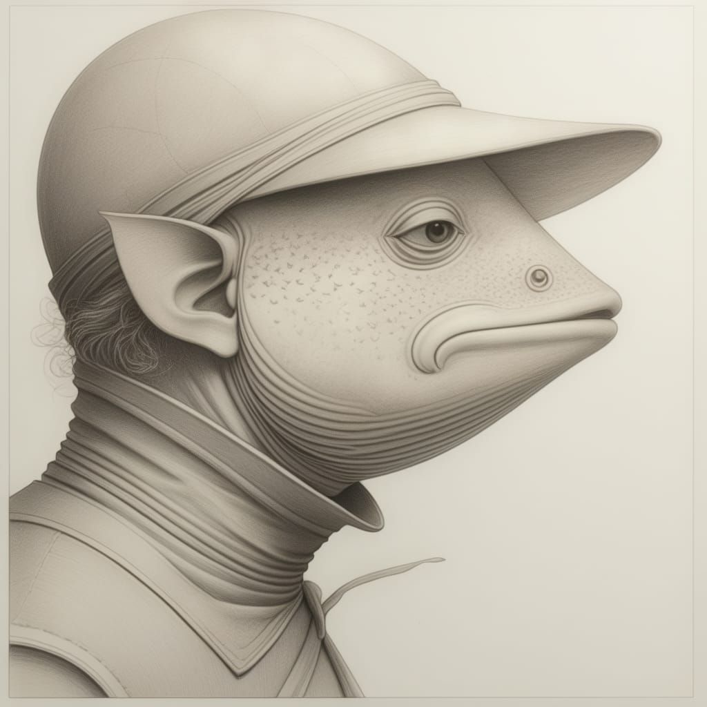 anthropomorphic fish - AI Generated Artwork - NightCafe Creator