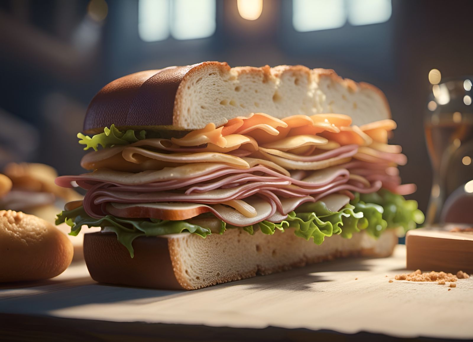 King of Sandwiches! - AI Generated Artwork - NightCafe Creator