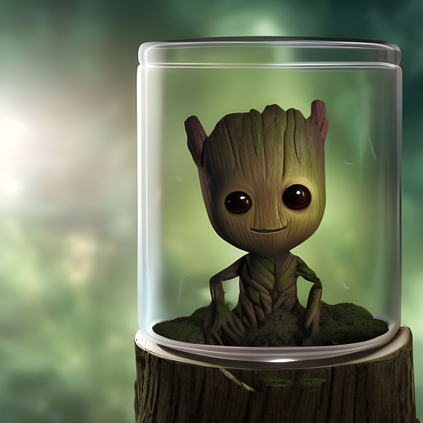 Baby Groot - AI Generated Artwork - NightCafe Creator