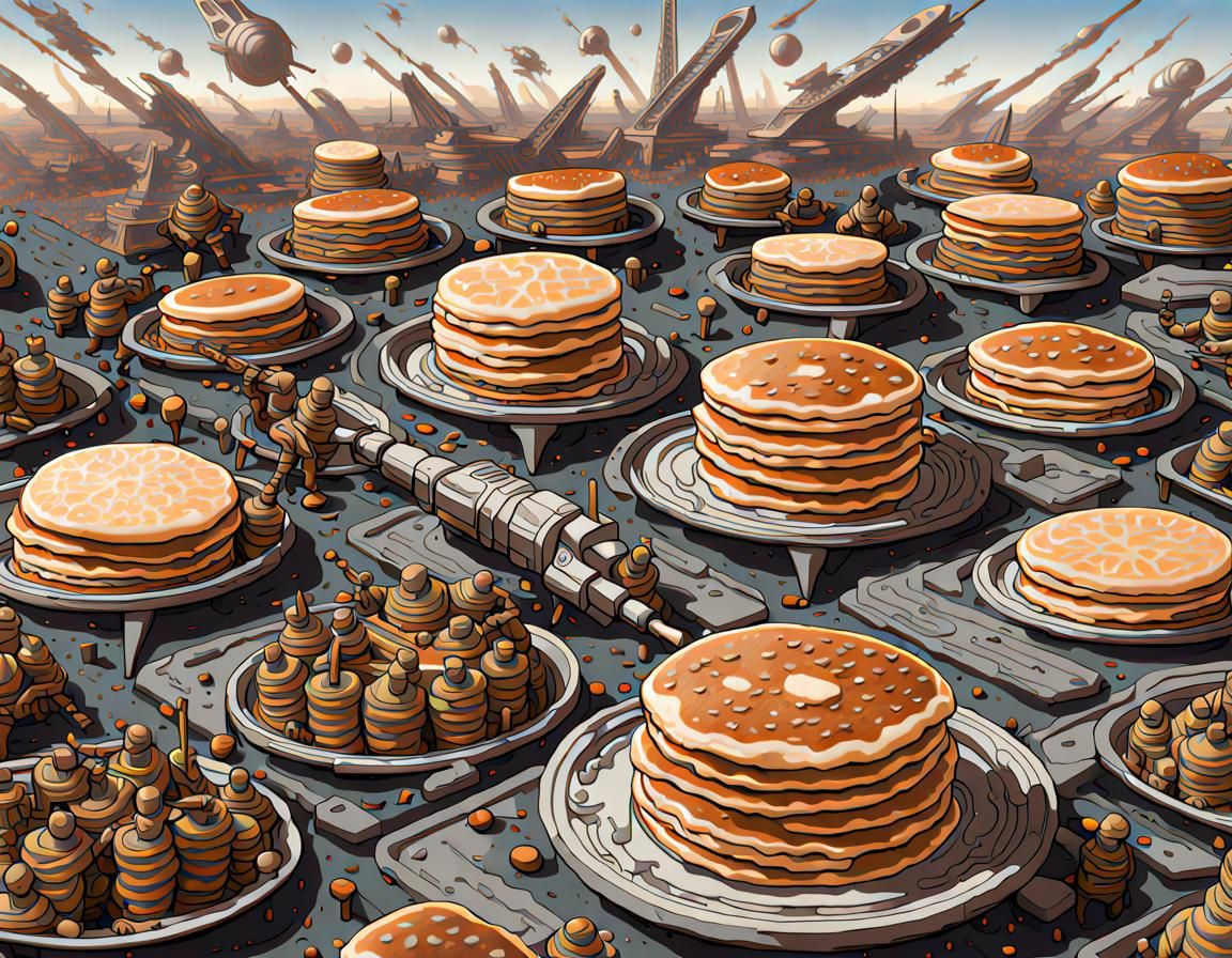 The Great Breakfast Wars: The Pancake Harvesters' Industrial Revolution ...