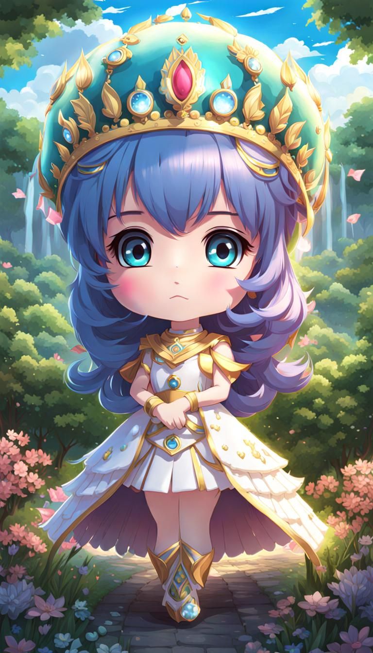 Chibi Queen - AI Generated Artwork - NightCafe Creator