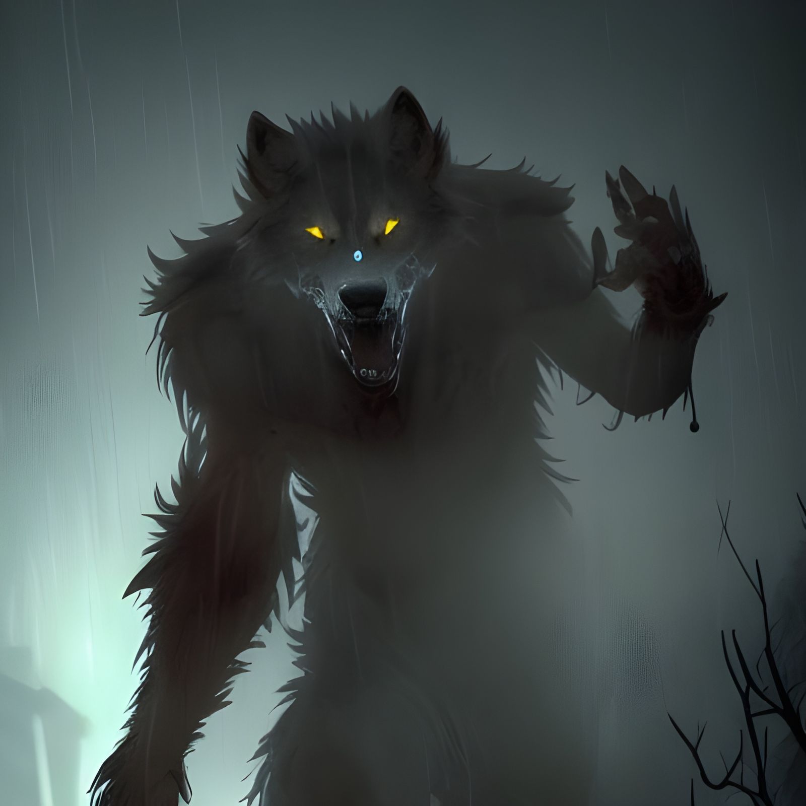 Curse of the Werewolf - AI Generated Artwork - NightCafe Creator