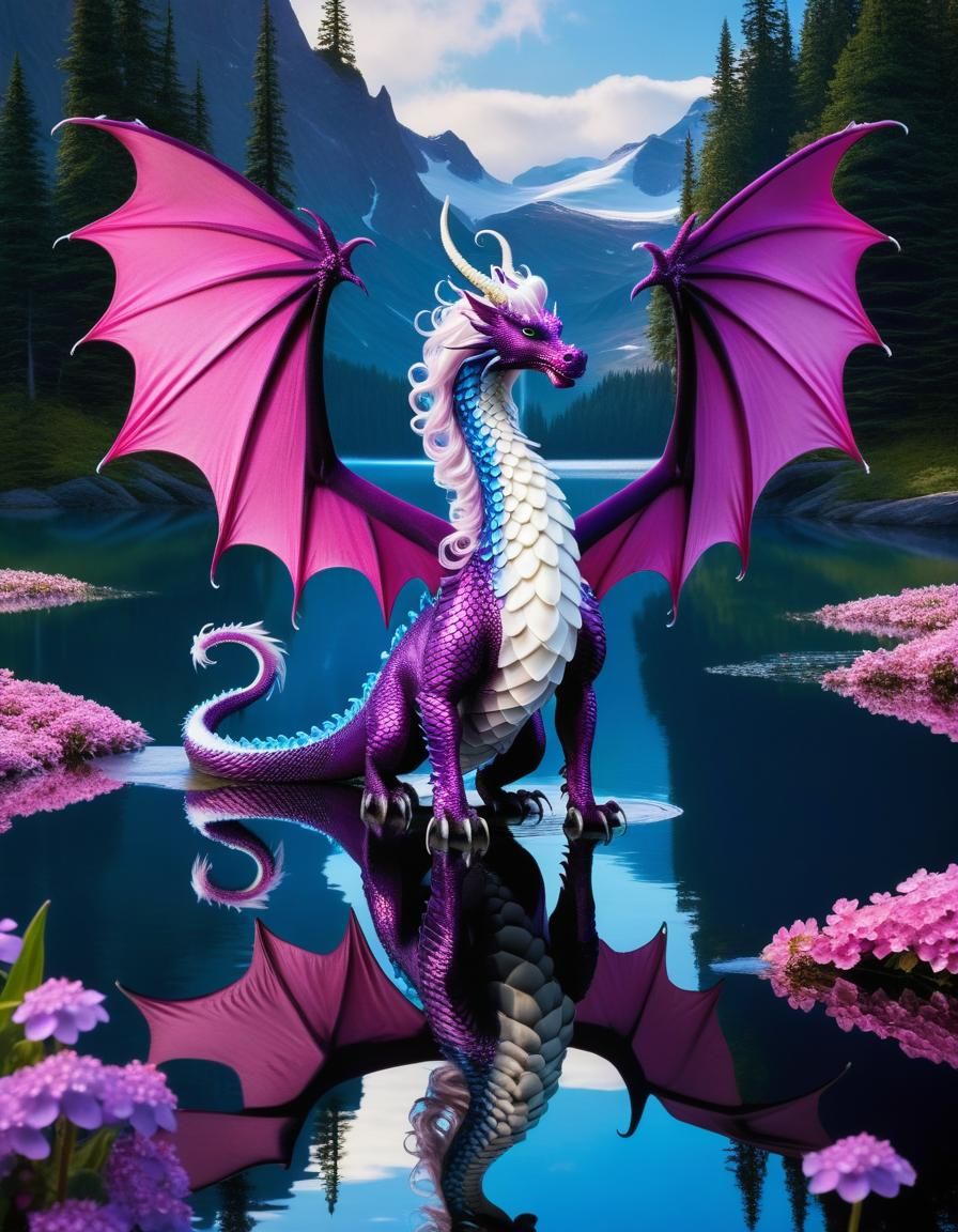 Spring Dragon - AI Generated Artwork - NightCafe Creator