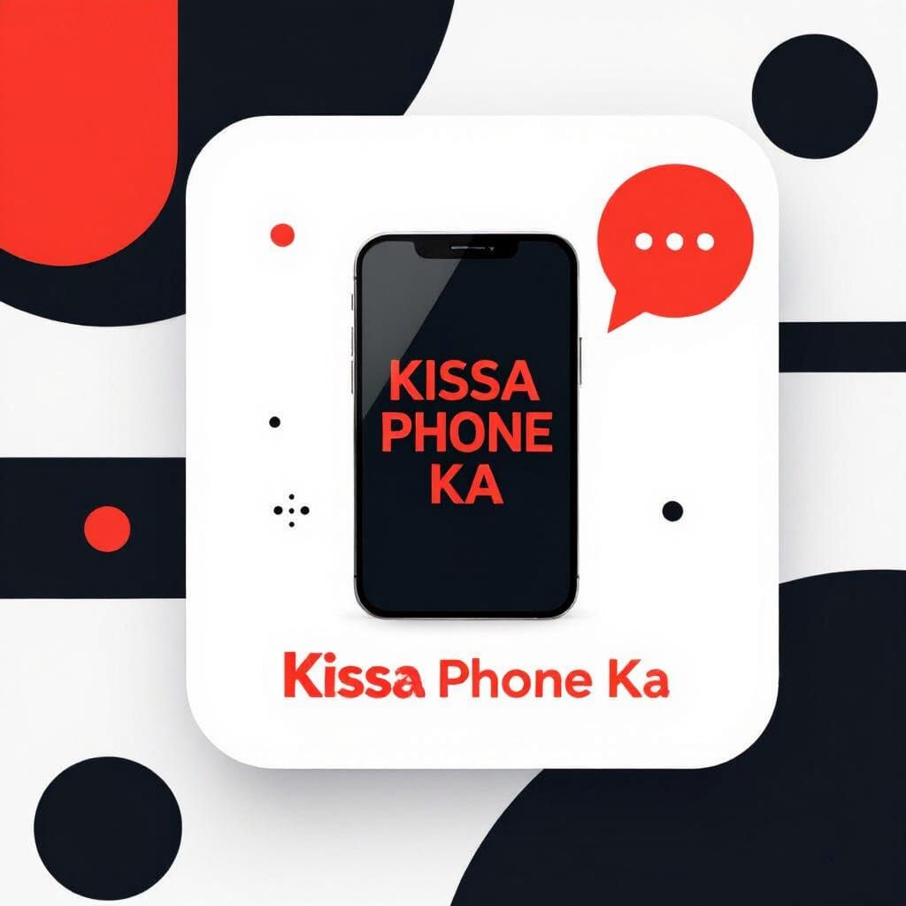 Modern Tech Channel Logo with Smartphone Icon - AI Art