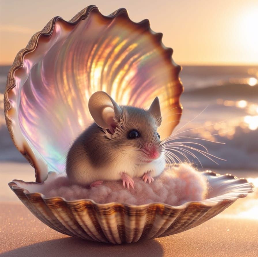 A charming, delicate mouse - A charming, delicate mouse