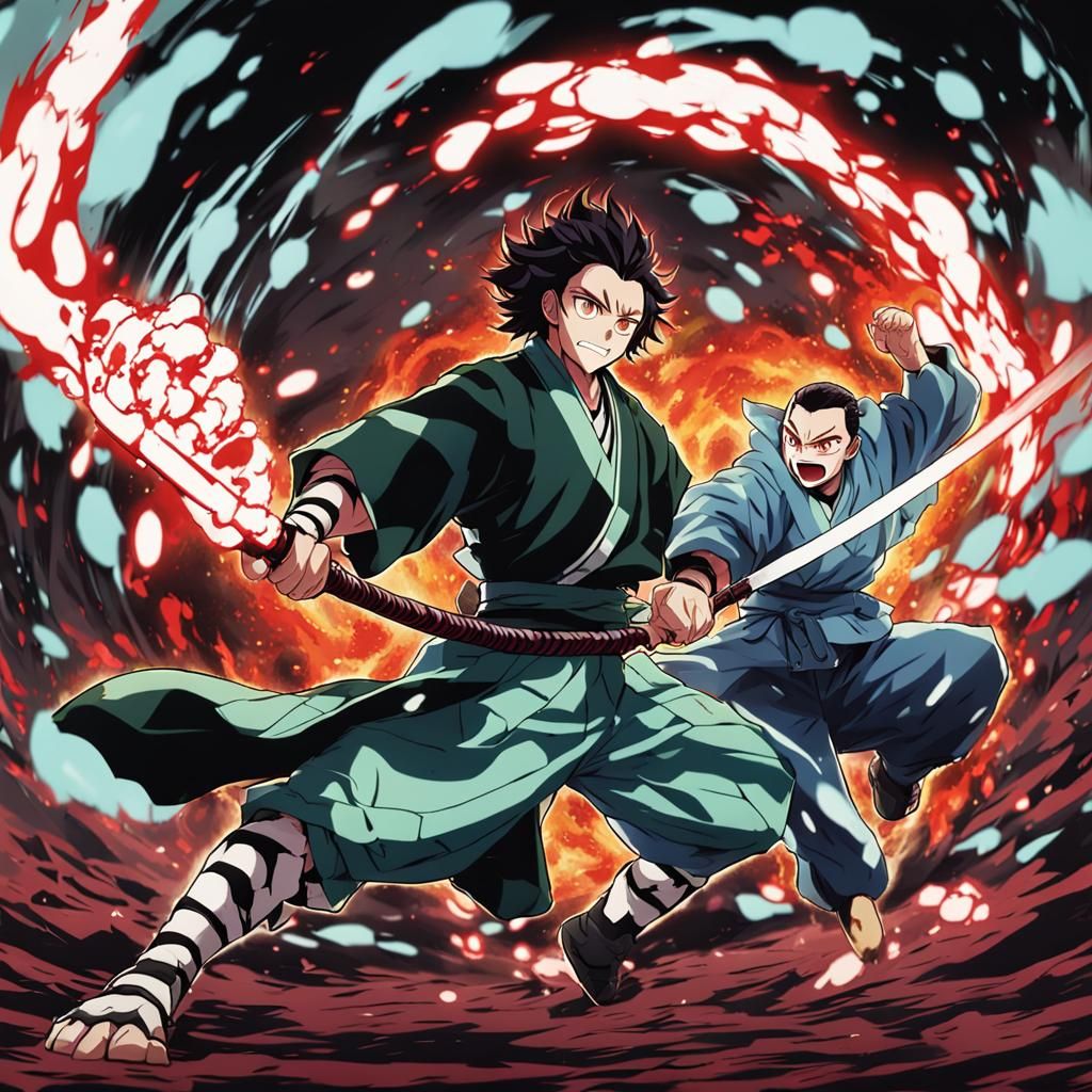 Demon Slayer - AI Generated Artwork - NightCafe Creator