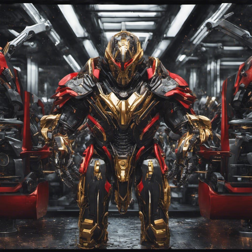 Mecha juggernaut - AI Generated Artwork - NightCafe Creator