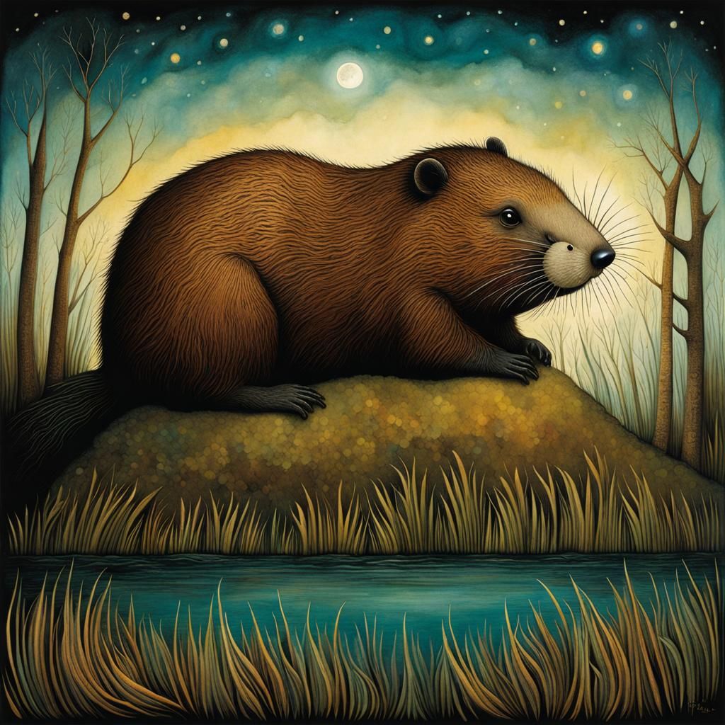 Beaver - AI Generated Artwork - NightCafe Creator