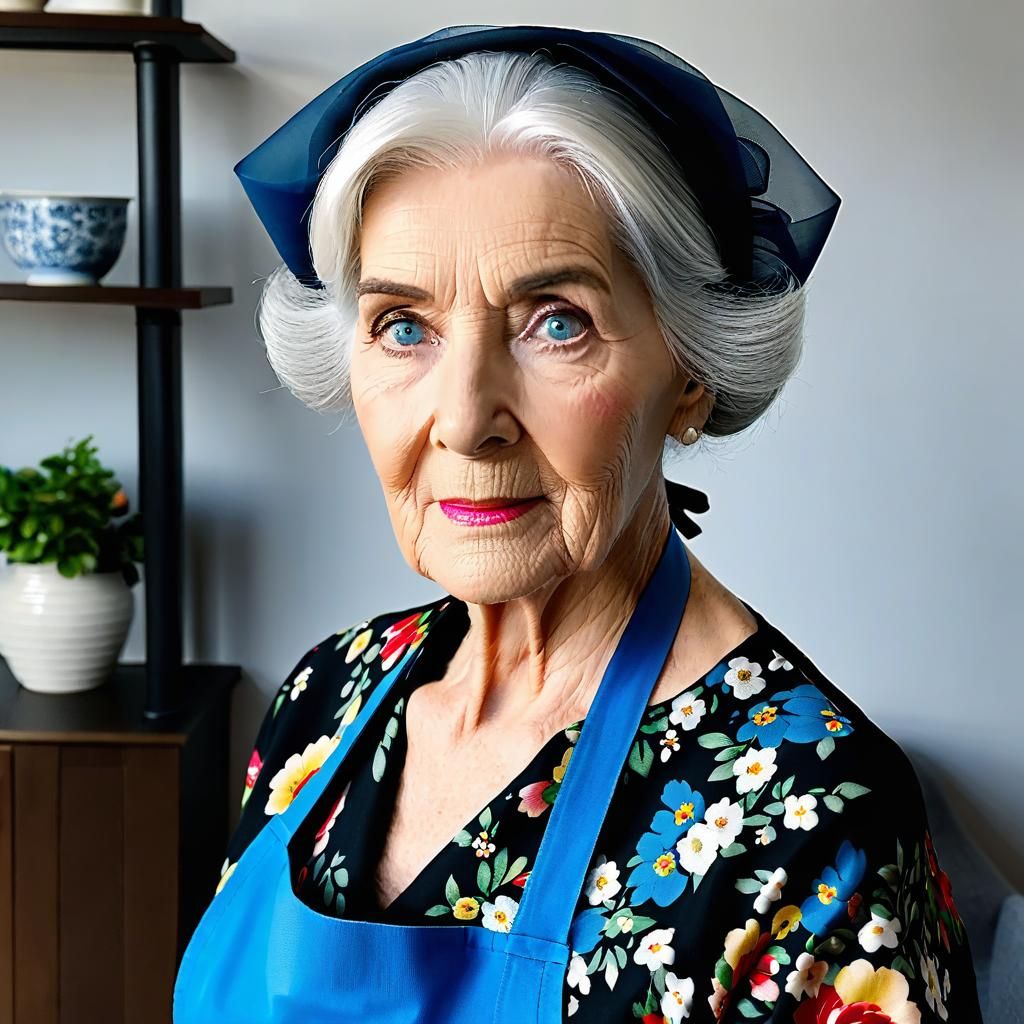 Beautiful granny - AI Generated Artwork - NightCafe Creator