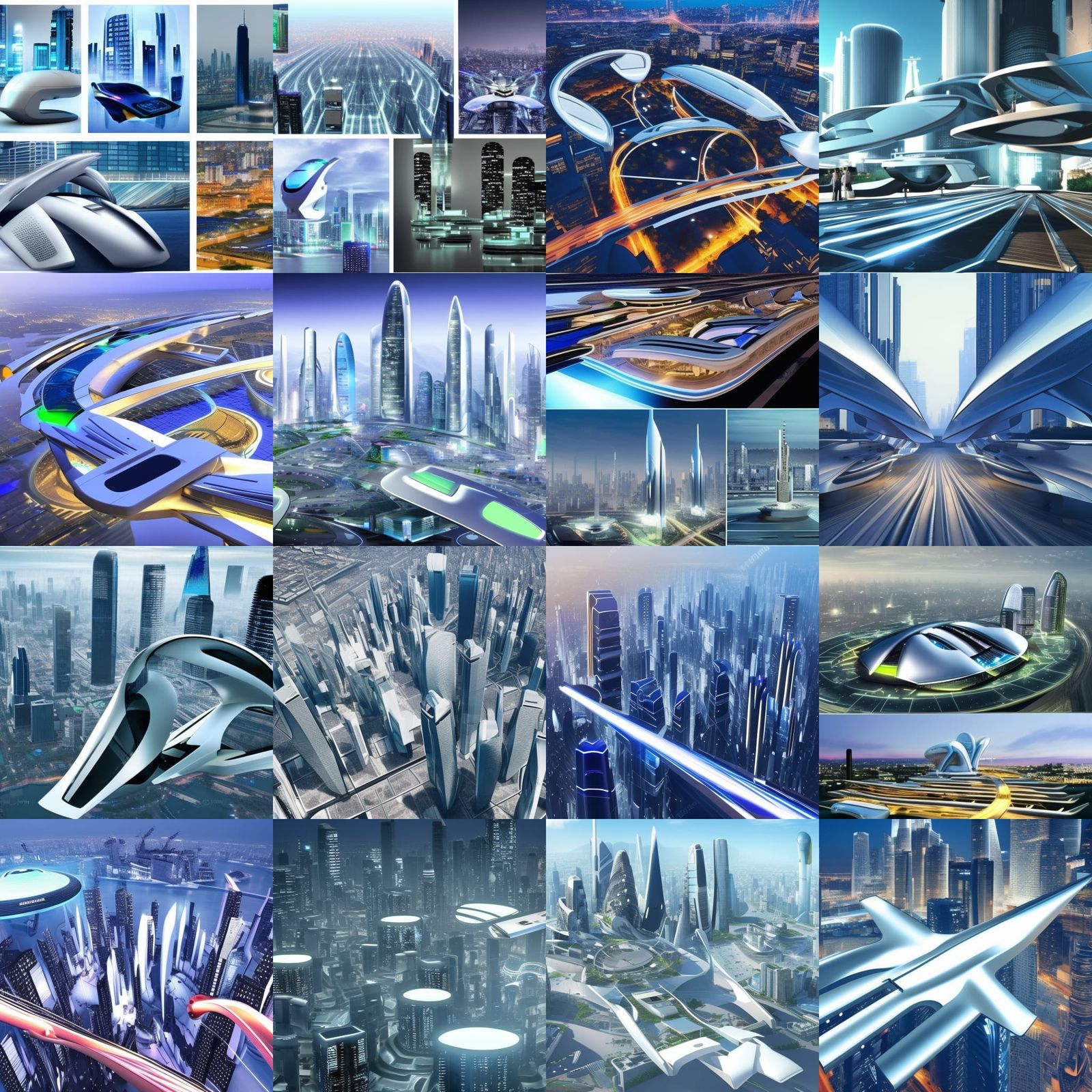 Futuristic: sleek cities, high-tech cities, advanced gadgets, cutting ...