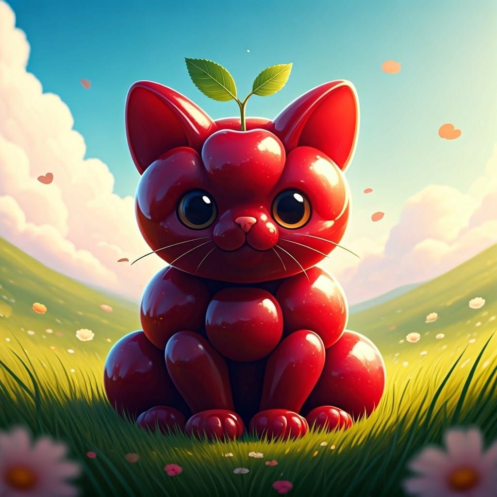 Kitten made of Cherries - Kitten made of Cherries