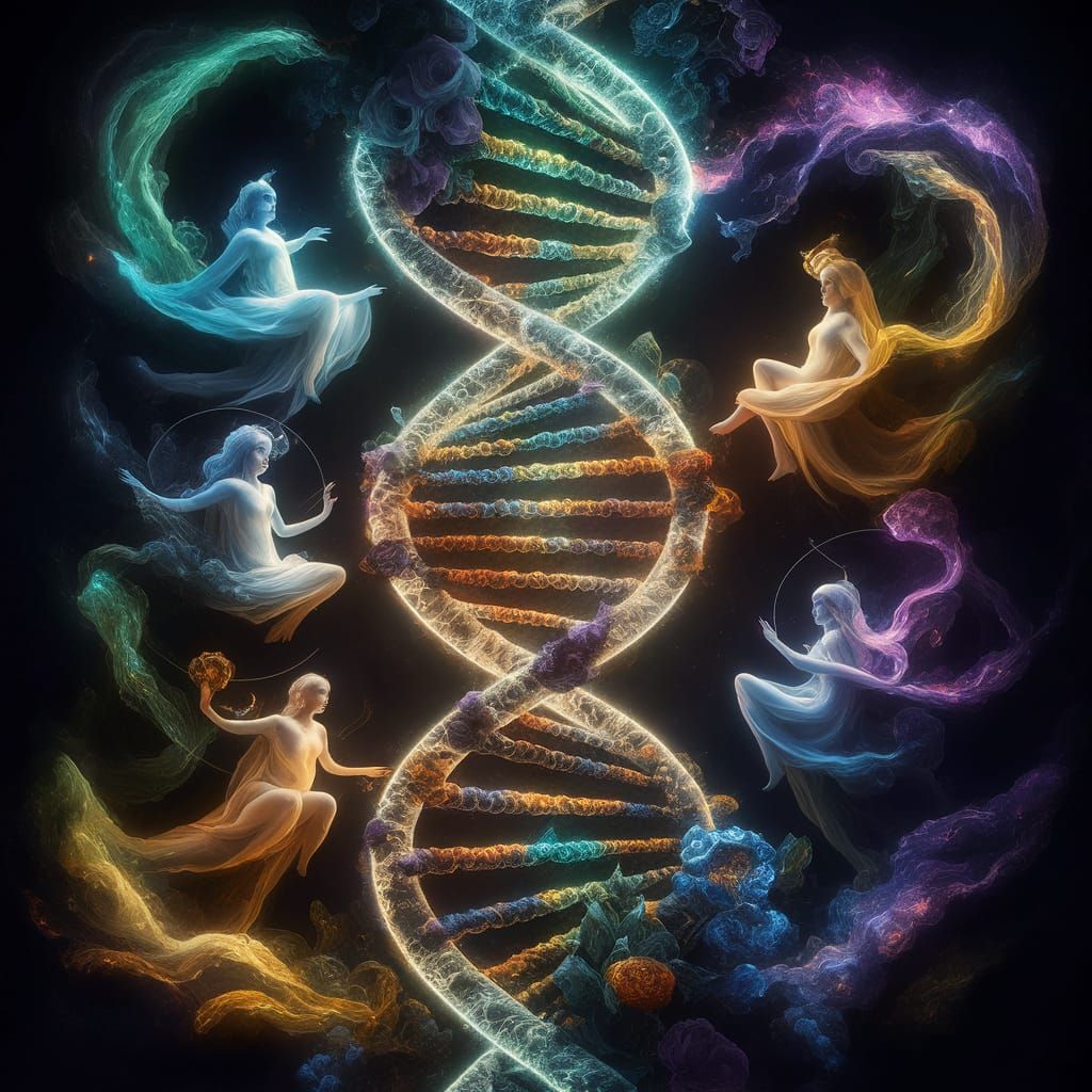DNA - AI Generated Artwork - NightCafe Creator
