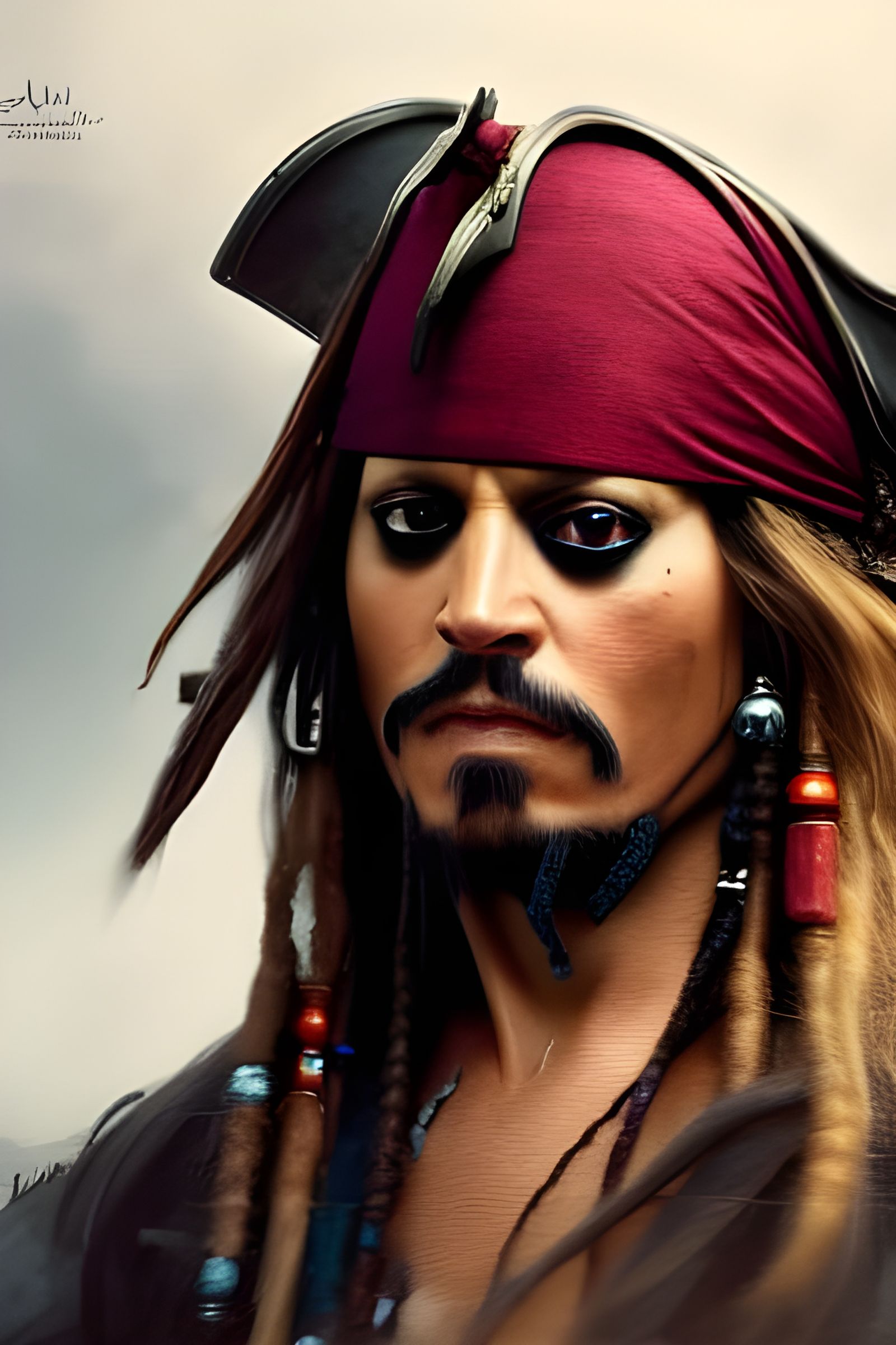 Captain Jack Sparrow - AI Generated Artwork - NightCafe Creator
