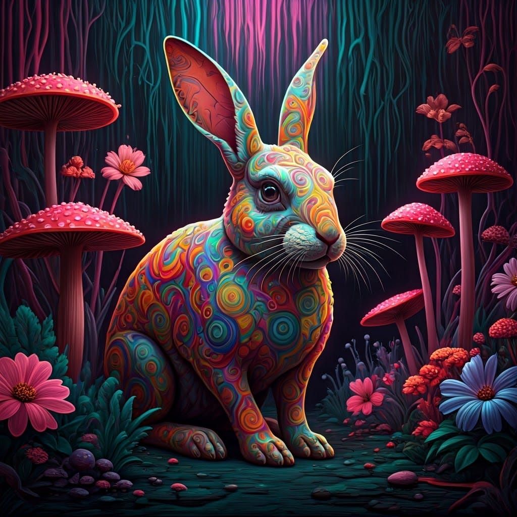 Psychedelic White Rabbit - Psychedelic White Rabbit
