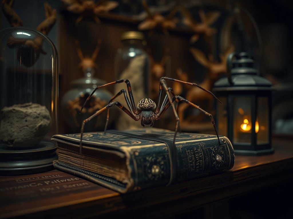 Moving to the next aisle we have arachnida, the spiders, our.. finest ...