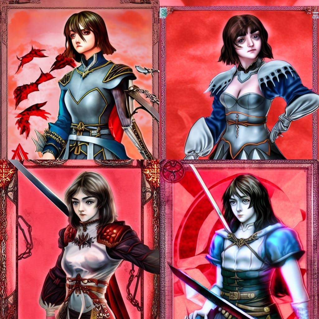 Maisie Williams as a Beautiful Castlevania character by Japanese illustrator Artists: Ayami ...