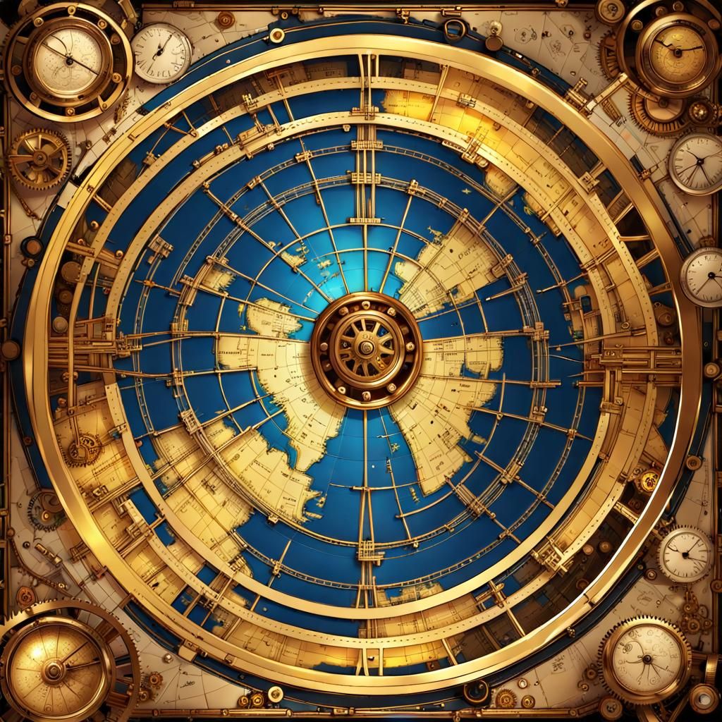 Ancient maps world - AI Generated Artwork - NightCafe Creator