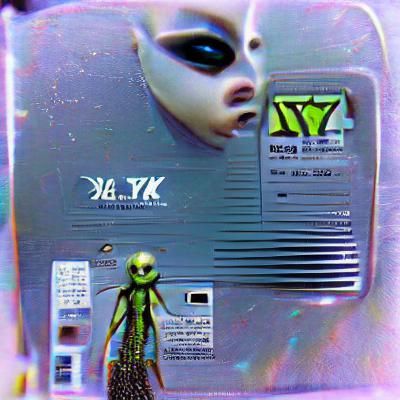 y2k alien - AI Generated Artwork - NightCafe Creator