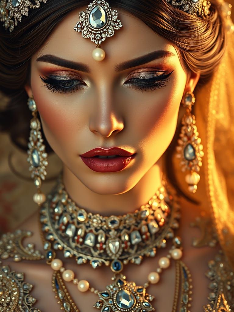 Close up of a beautiful woman crying. Tears. Wearing beautiful ...