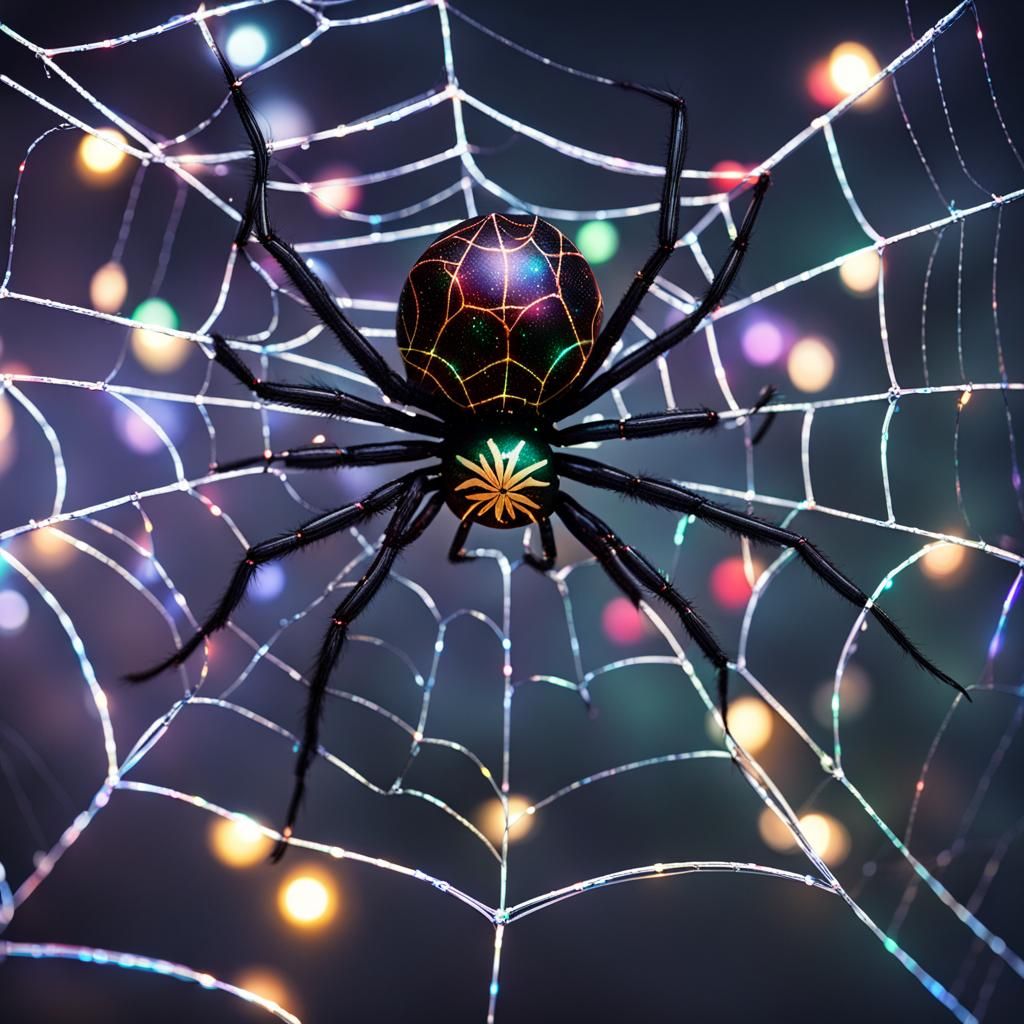 Decorative spider - AI Generated Artwork - NightCafe Creator