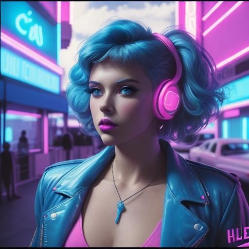 bleu - AI Generated Artwork - NightCafe Creator