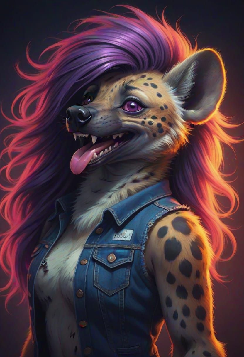 Crystal Clear Silly Scuzzy - Surreal Portrait of a Laughing ...