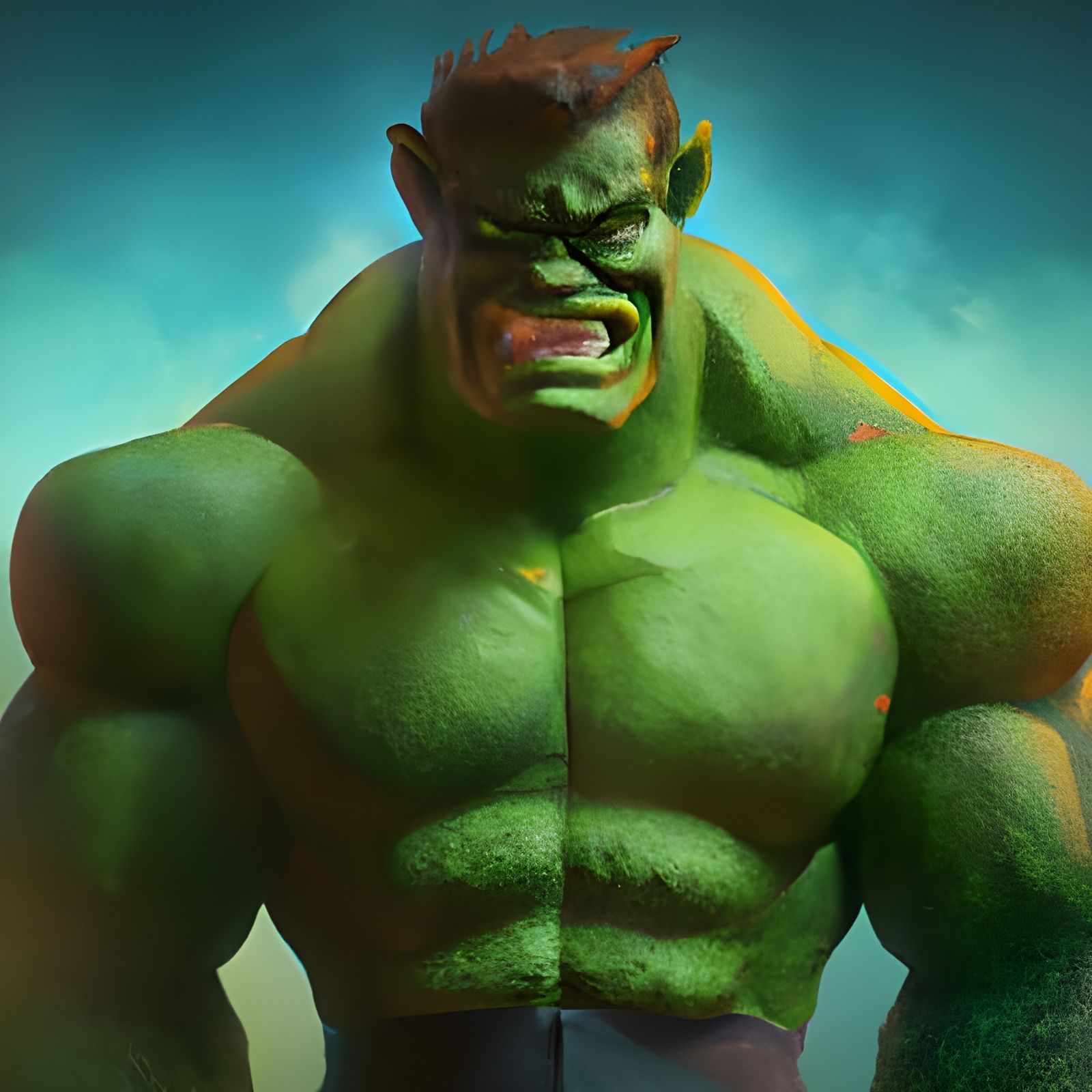 The Hulk - AI Generated Artwork - NightCafe Creator