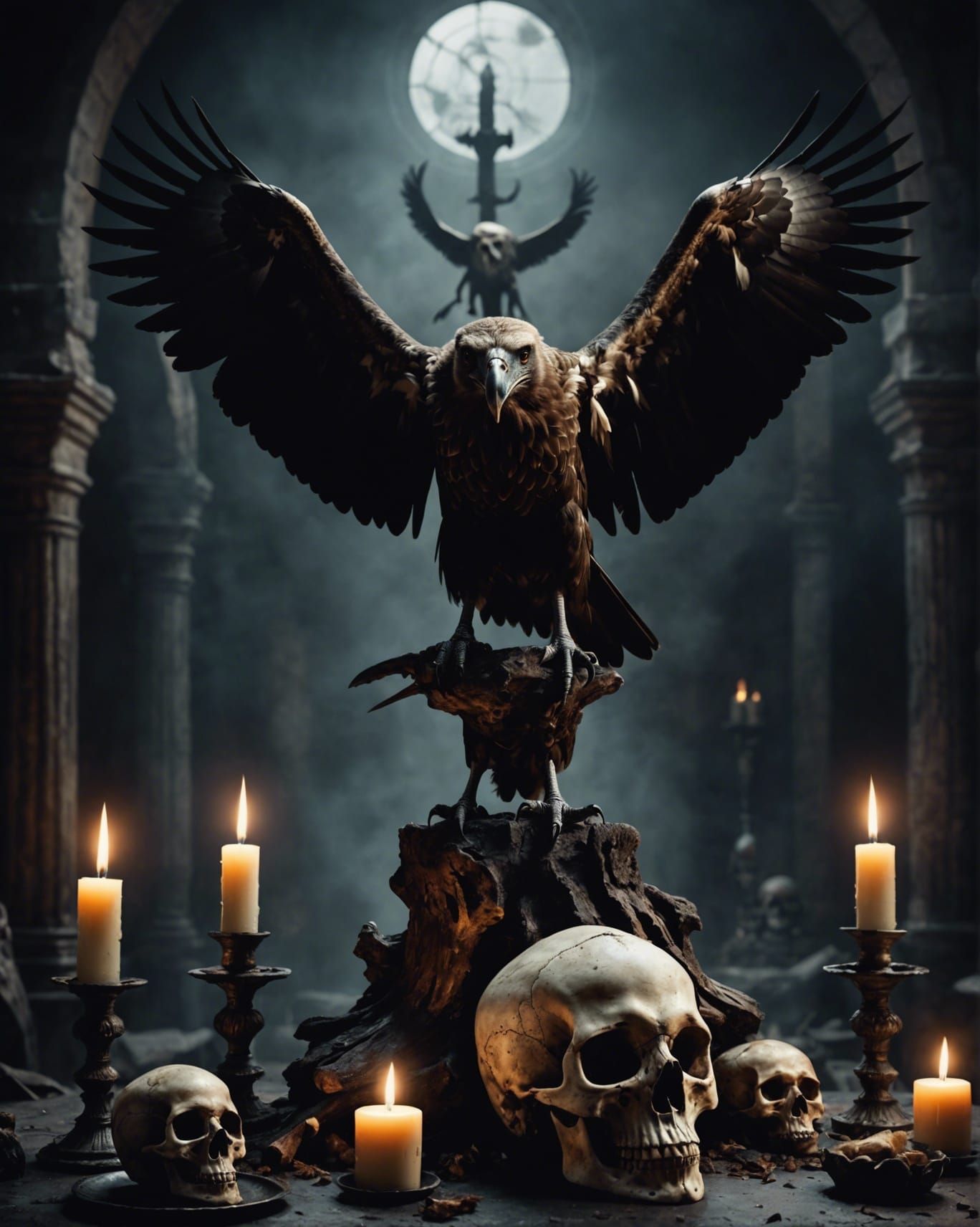 Evil Bird - AI Generated Artwork - NightCafe Creator