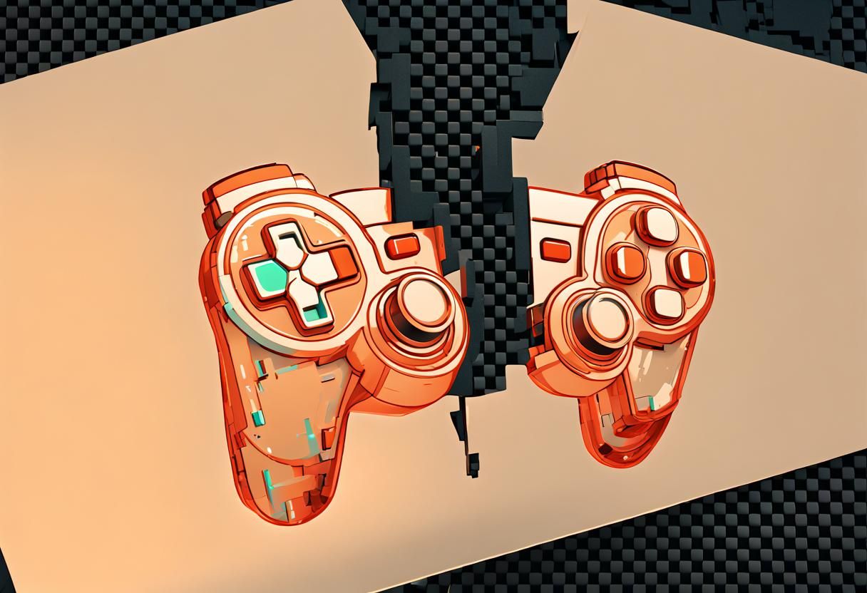 Broken game - AI Generated Artwork - NightCafe Creator