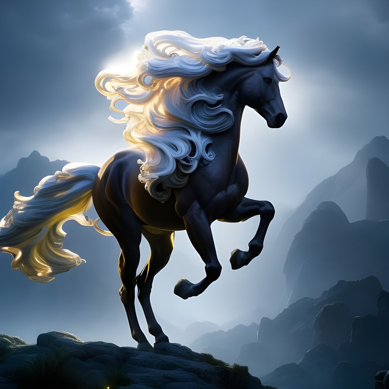 Horse - AI Generated Artwork - NightCafe Creator