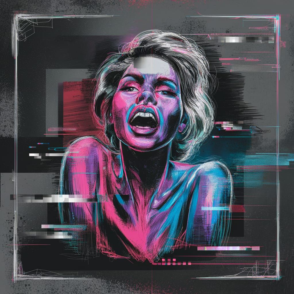 Create an album cover movie poster in a sketchy, raw, and visceral ...