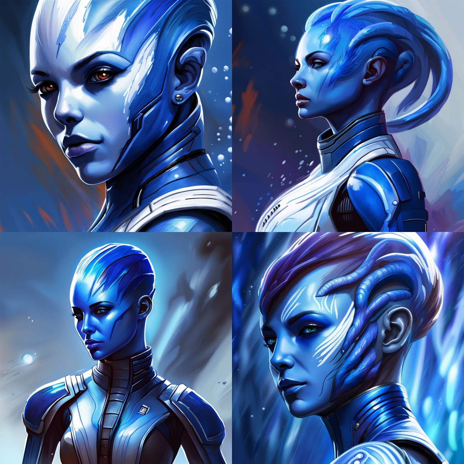 Dr. Liara T'Soni from Mass Effect - AI Generated Artwork - NightCafe ...