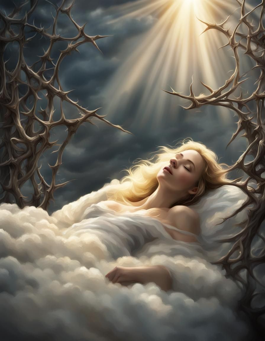 Poem: Sleeping Beauty - AI Generated Artwork - NightCafe Creator
