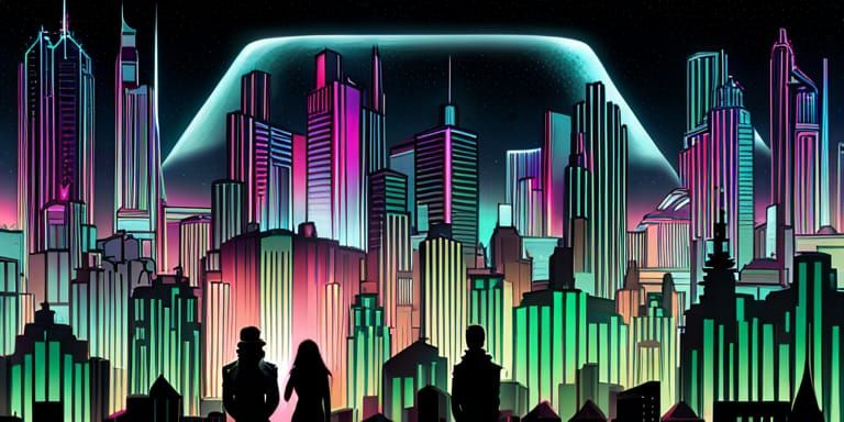 sci-fi, cyberpunk, synthwave - AI Generated Artwork - NightCafe Creator