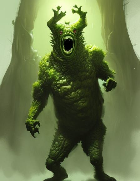 Organic Monster - AI Generated Artwork - NightCafe Creator