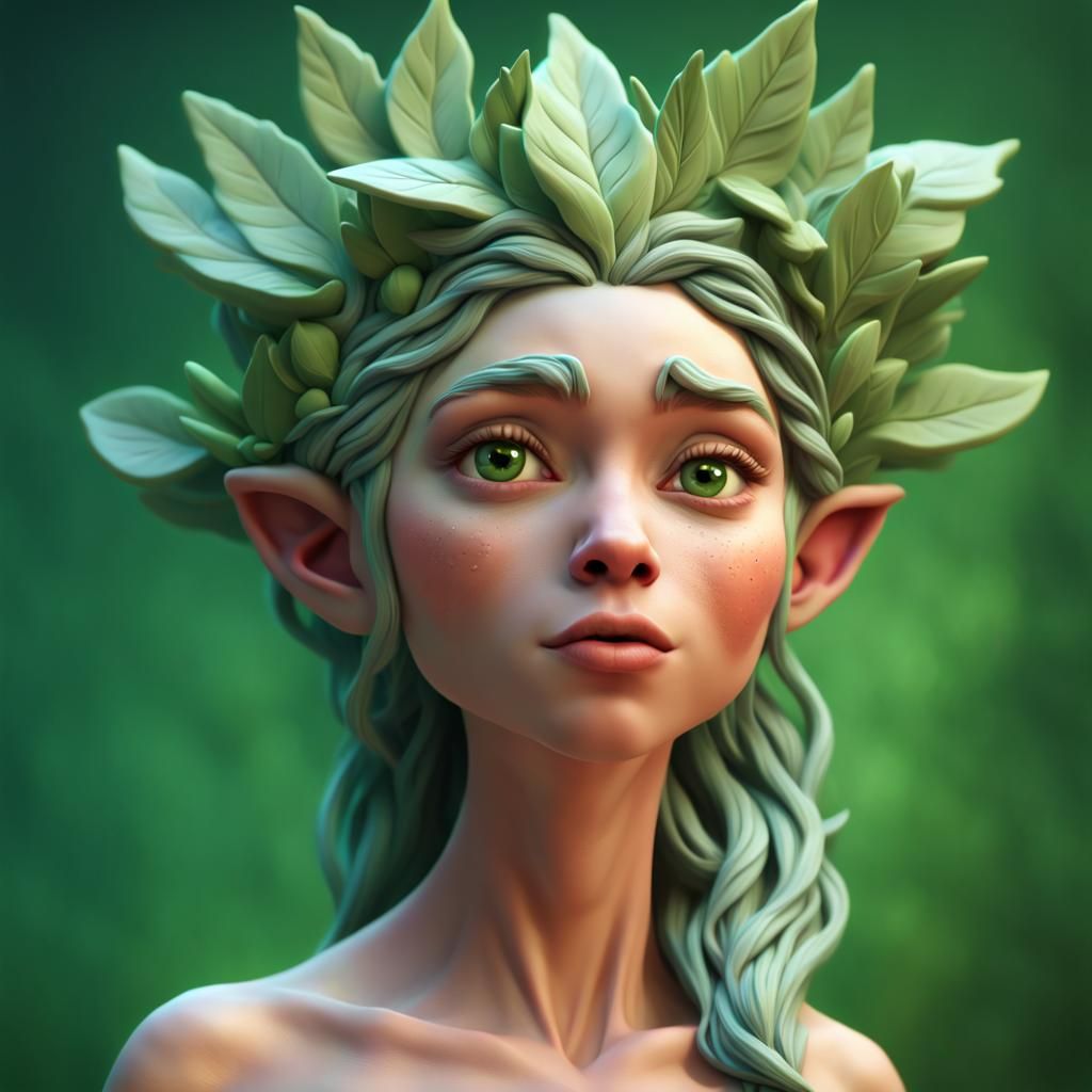 Spring dryad - AI Generated Artwork - NightCafe Creator
