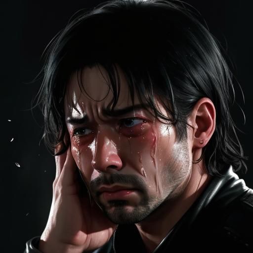 Having a good cry - AI Generated Artwork - NightCafe Creator