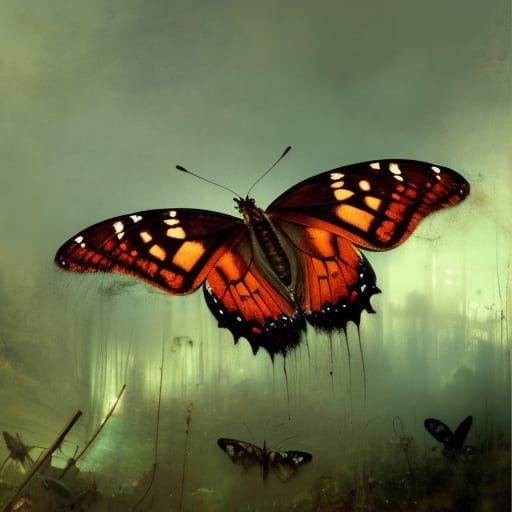 Flutterby 7 - AI Generated Artwork - NightCafe Creator