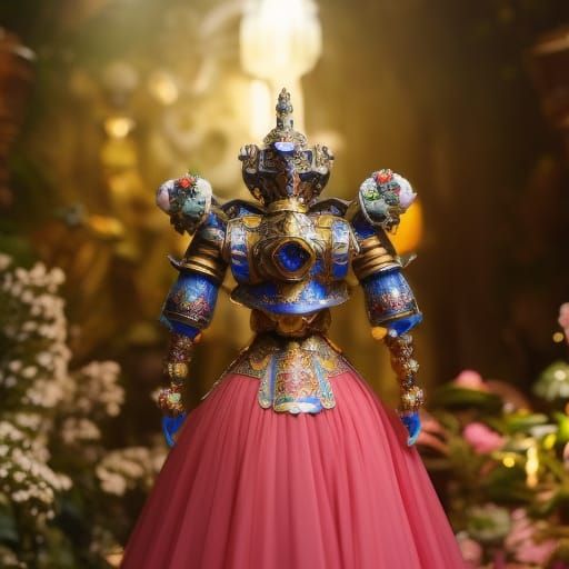 16th century robot princess - AI Generated Artwork - NightCafe Creator