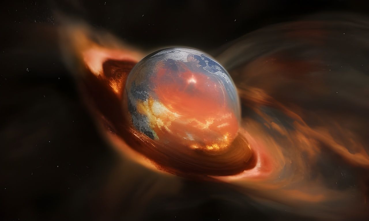 Destruction Of Krypton - AI Generated Artwork - NightCafe Creator