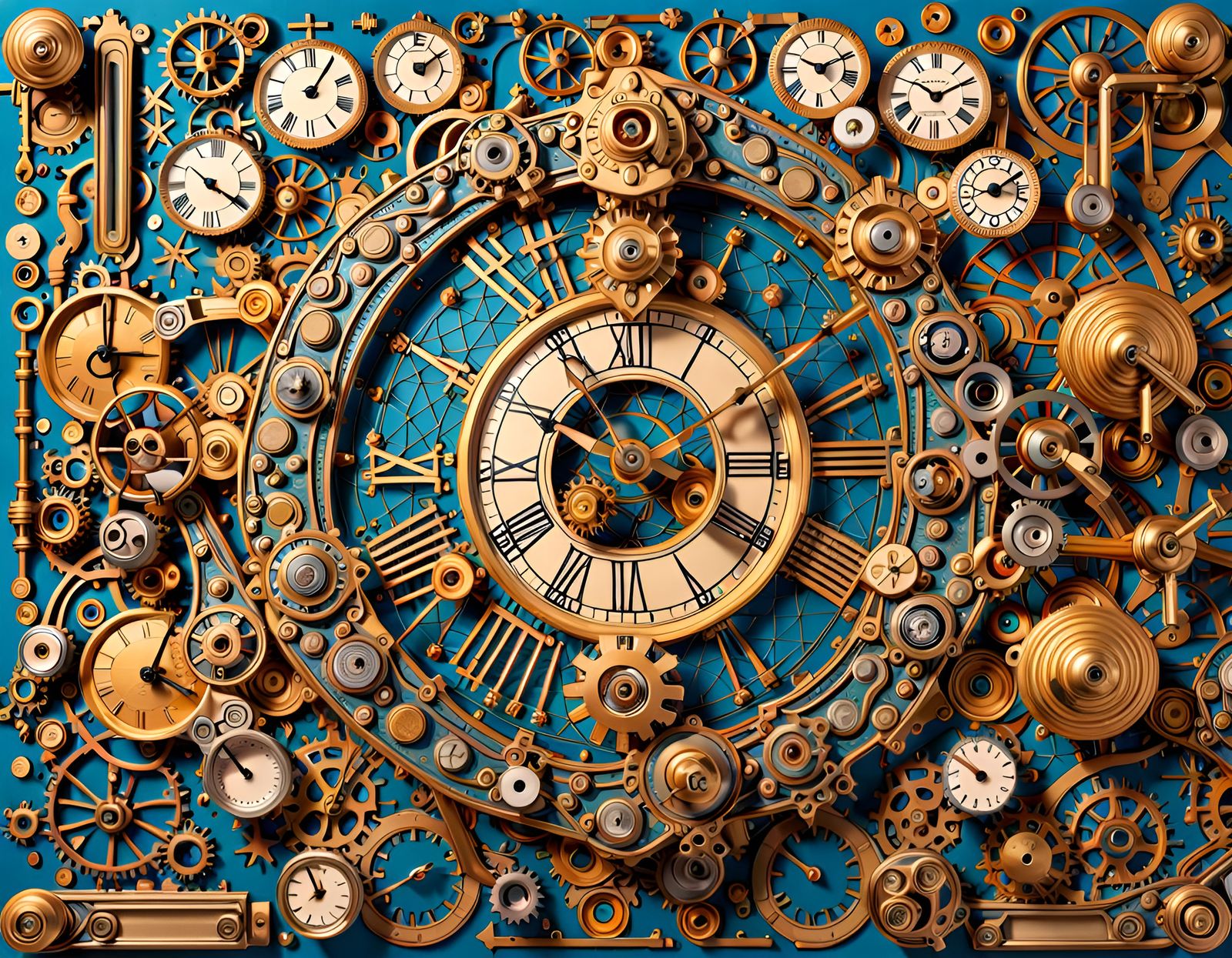 clock - AI Generated Artwork - NightCafe Creator