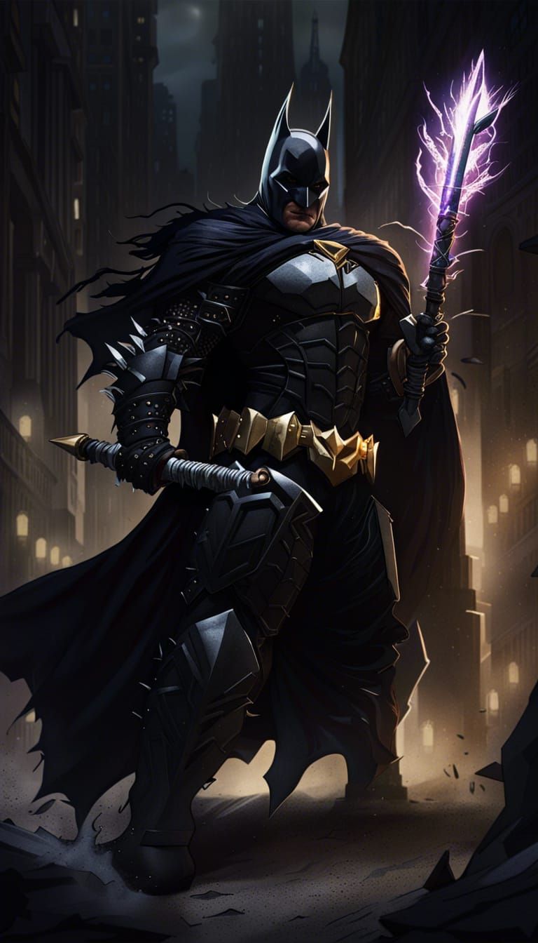 Batman, but DND - AI Generated Artwork - NightCafe Creator