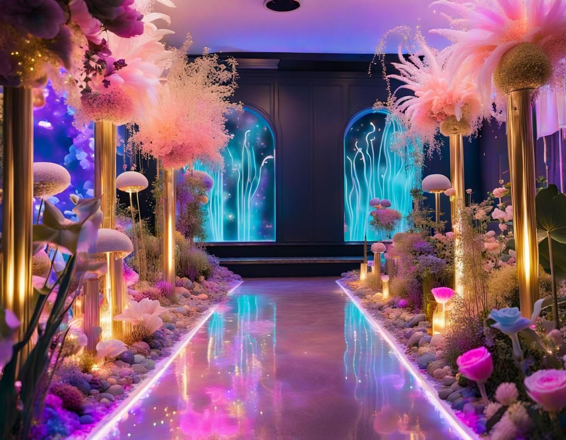 Museum of Bioluminescence - AI Generated Artwork - NightCafe Creator