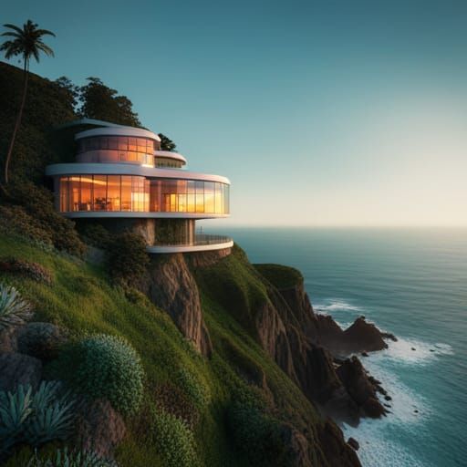 My Future Dream Home in Hawaii - AI Generated Artwork - NightCafe Creator