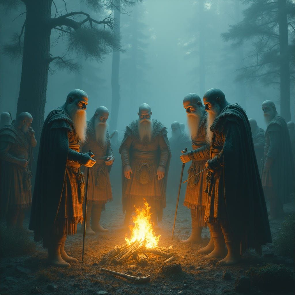 A gathering of souls. - Spectral Highland Warriors Convene ...