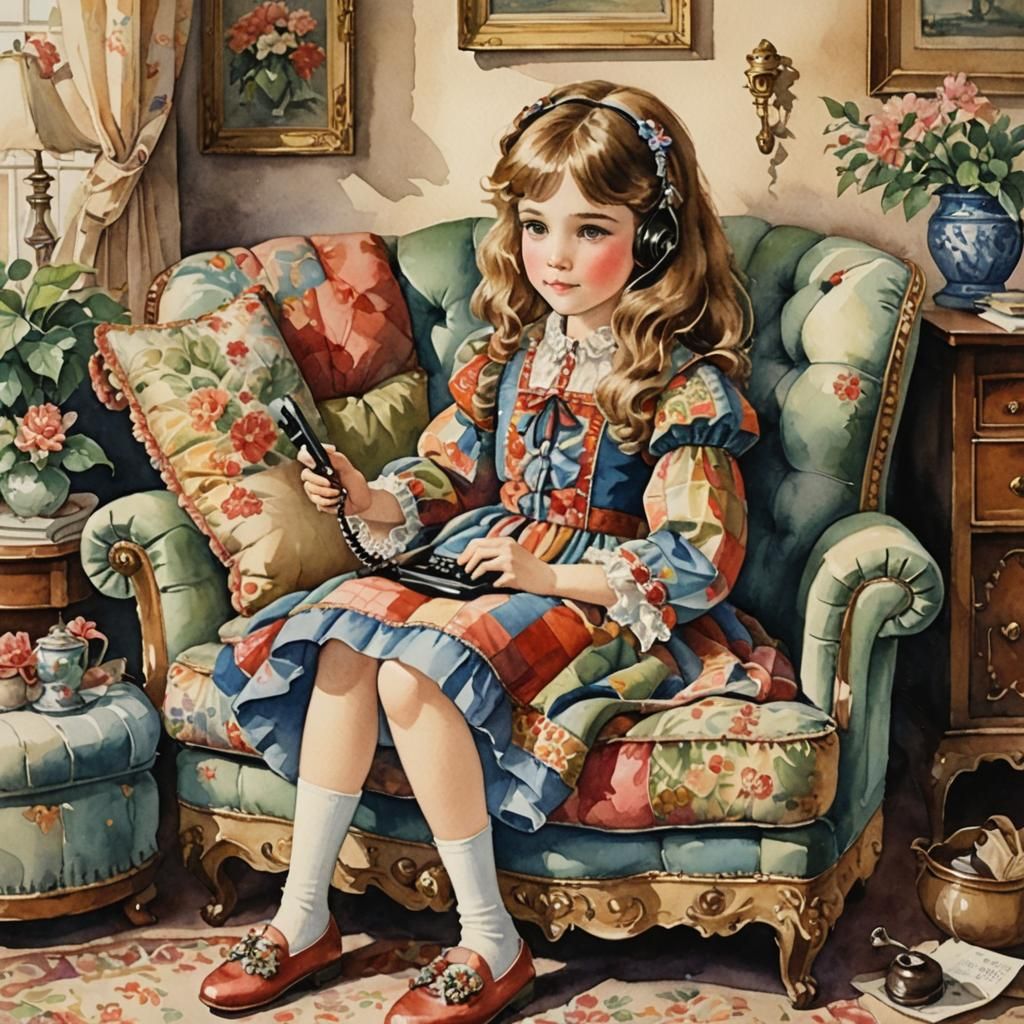 Vintage Girl Ai Generated Artwork Nightcafe Creator