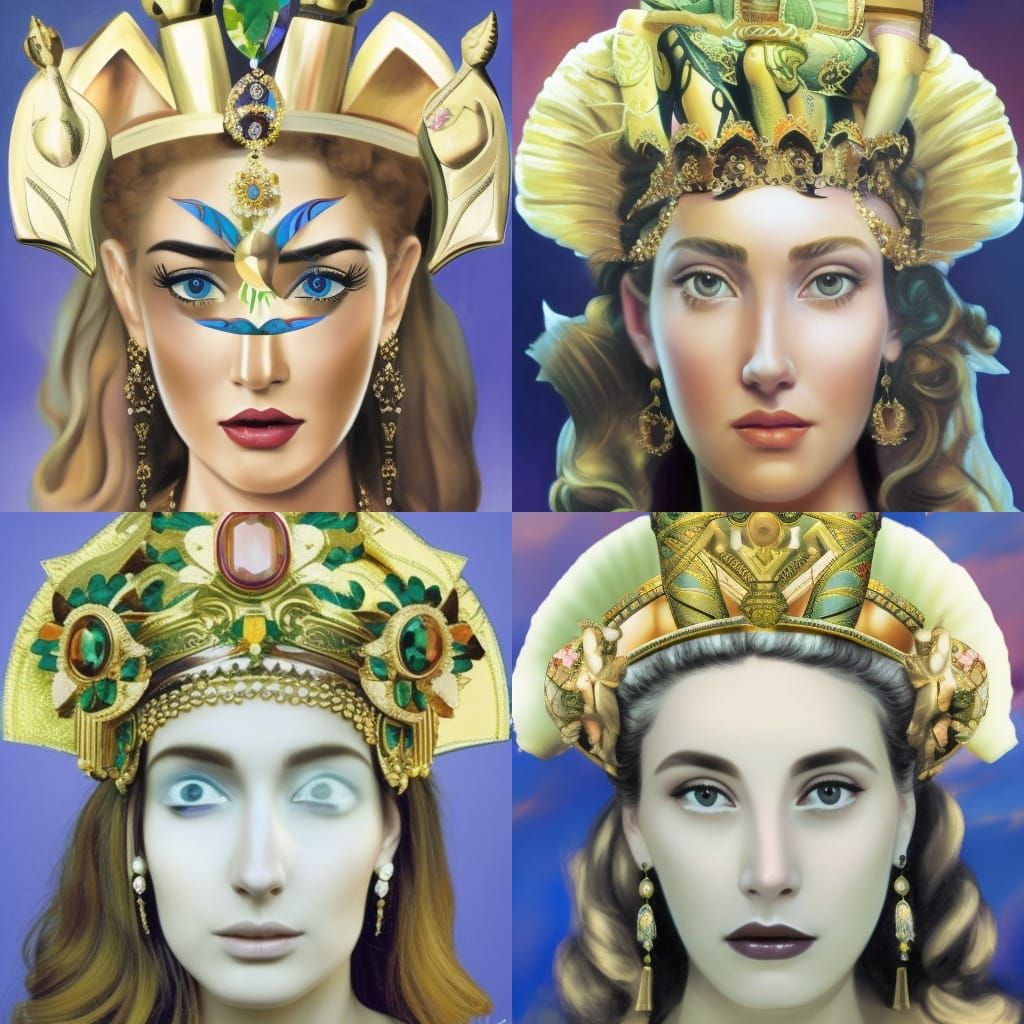 Queen of Goddesses, Hera, : r/nightcafe